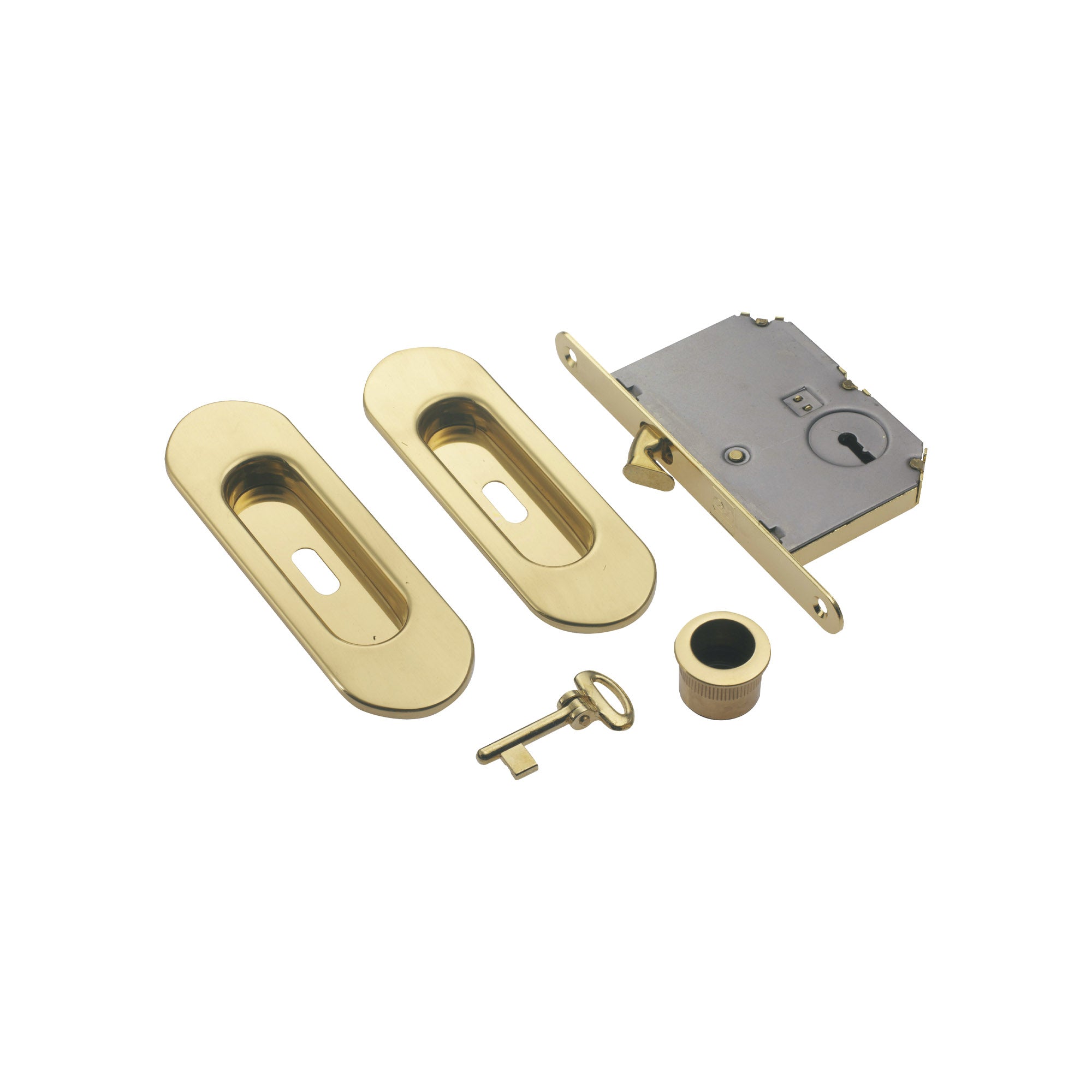 58 B sliding door handle with door lock – manital-handles